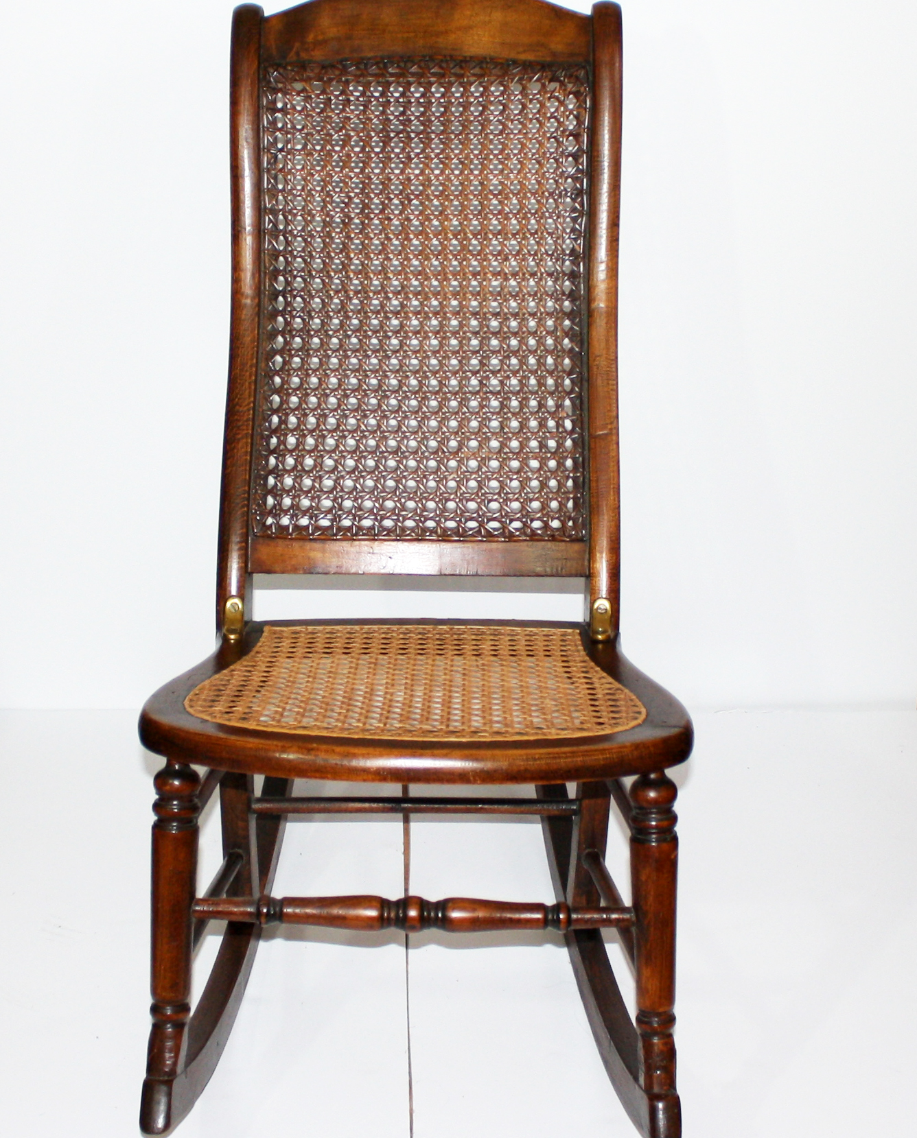 Vintage Cane Rocking Chair | EBTH
