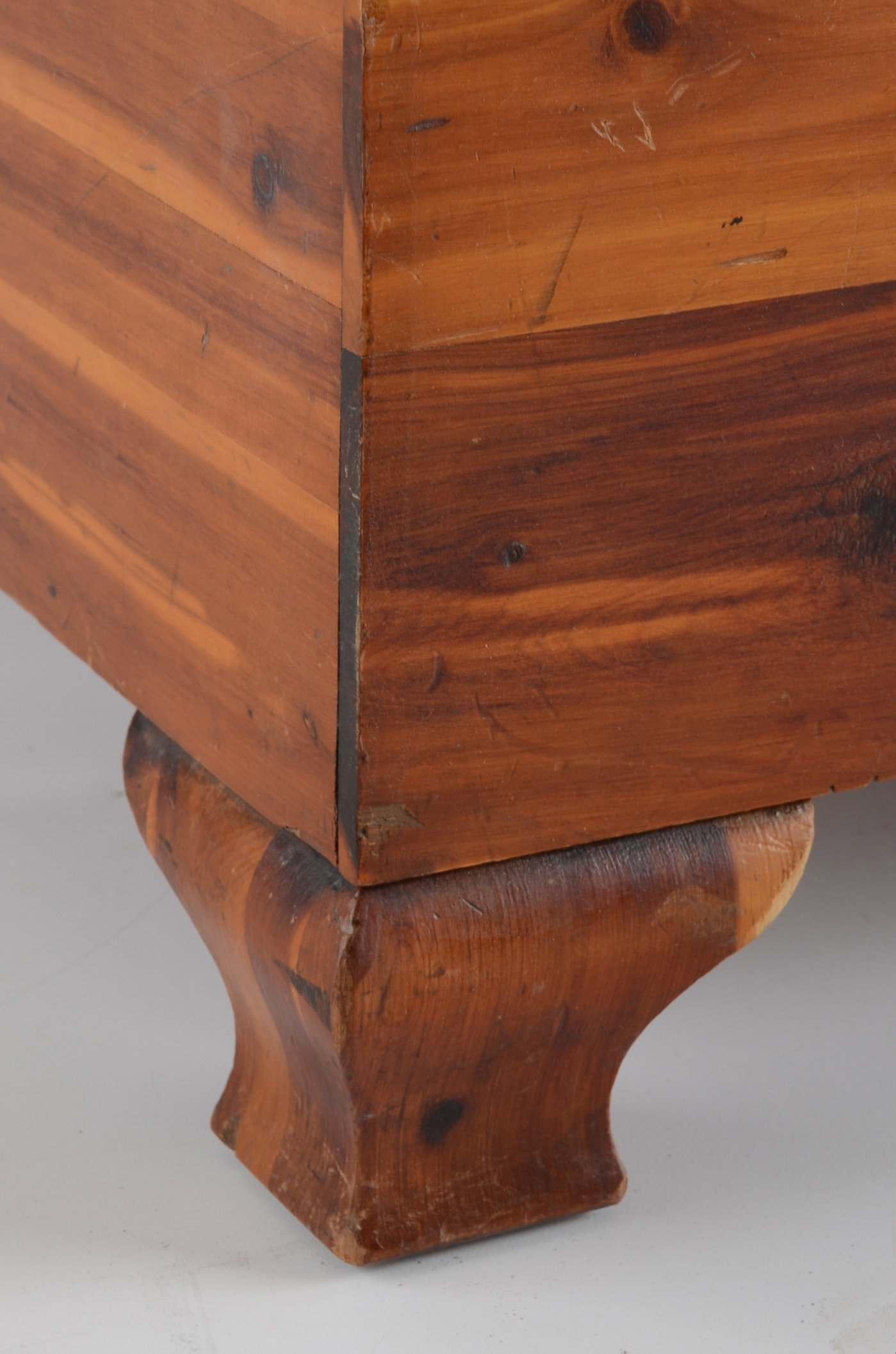 Vintage Cedar Chest with Metal Bands | EBTH