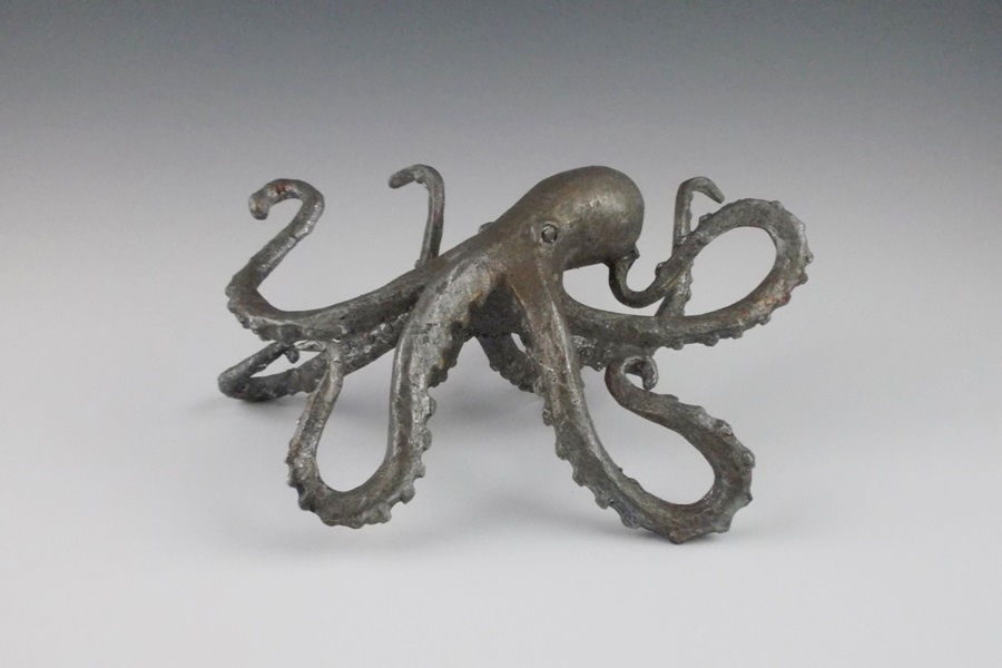 Cast Iron Octopus Figurine | EBTH