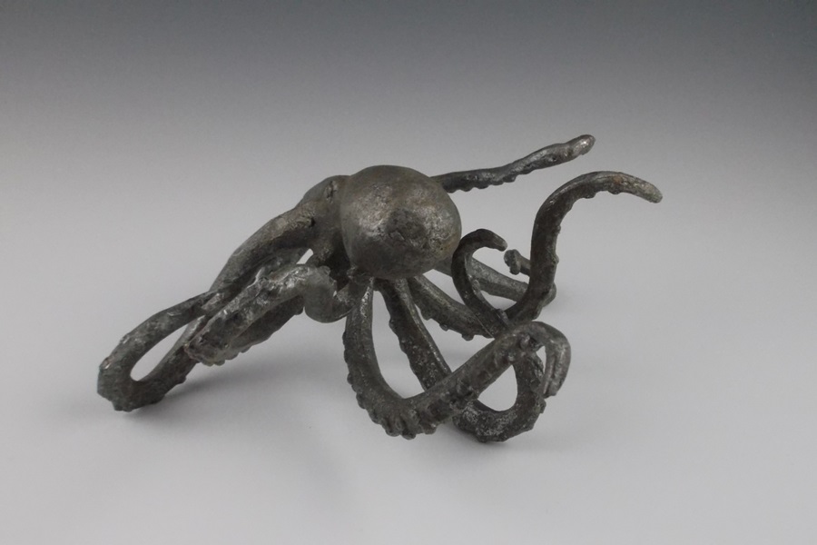 Cast Iron Octopus Figurine | EBTH