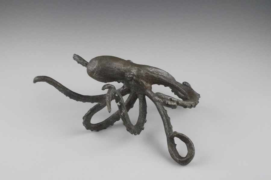 Cast Iron Octopus Figurine | EBTH