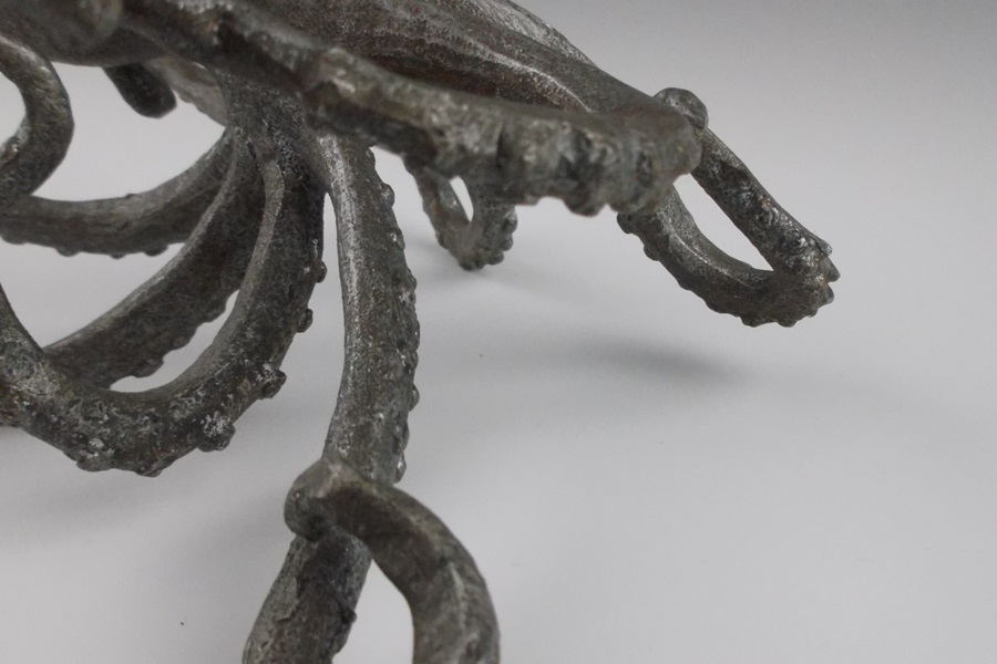 Cast Iron Octopus Figurine | EBTH