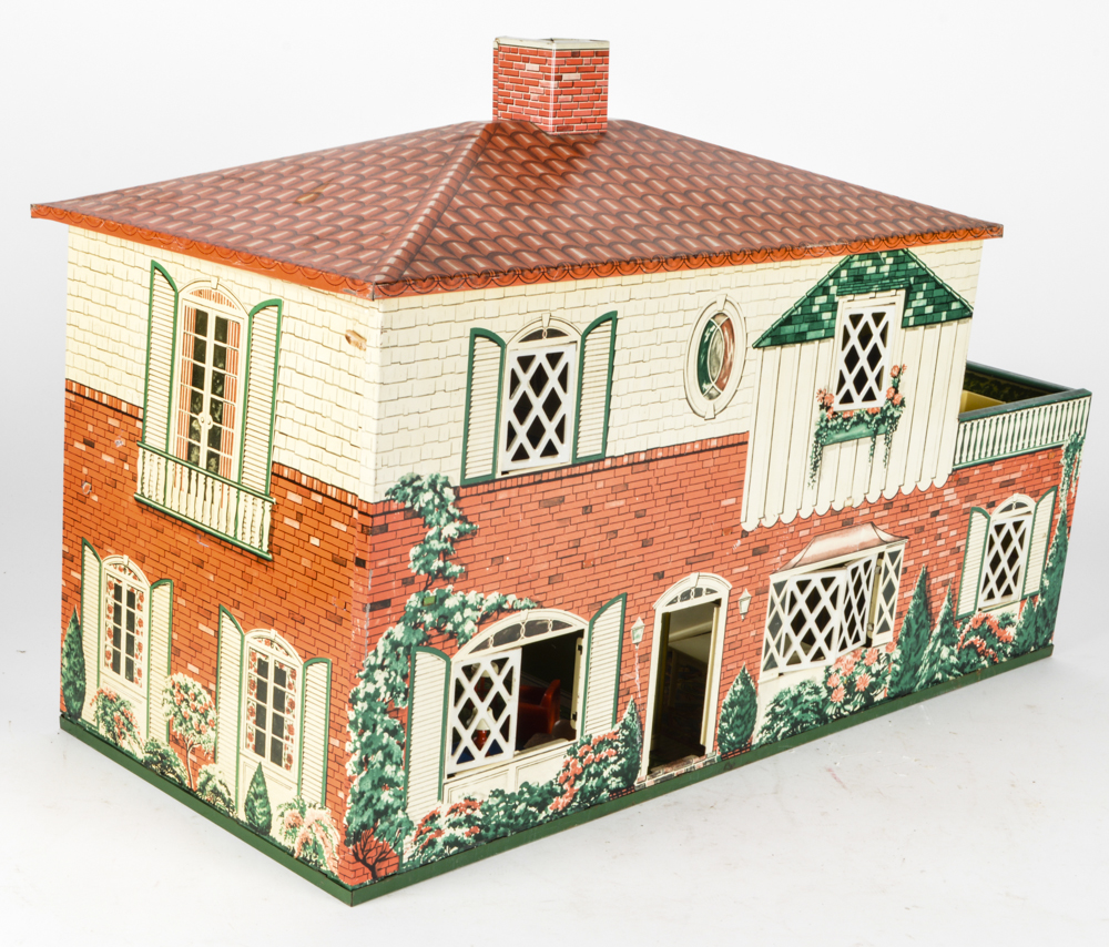 1960s Metal Dollhouse and Furniture | EBTH