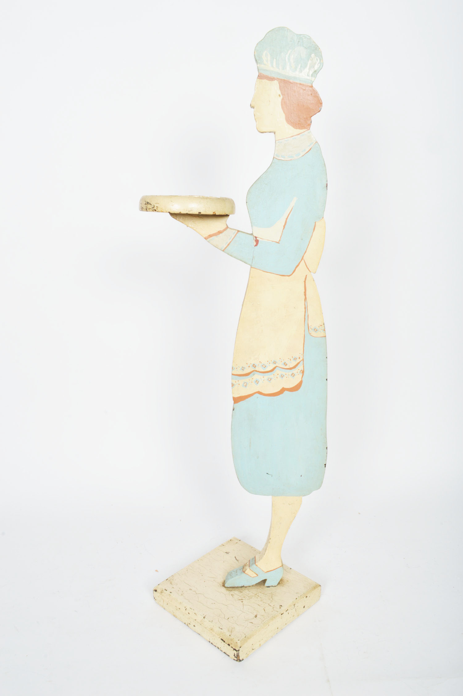 Wooden Maid with Tray | EBTH