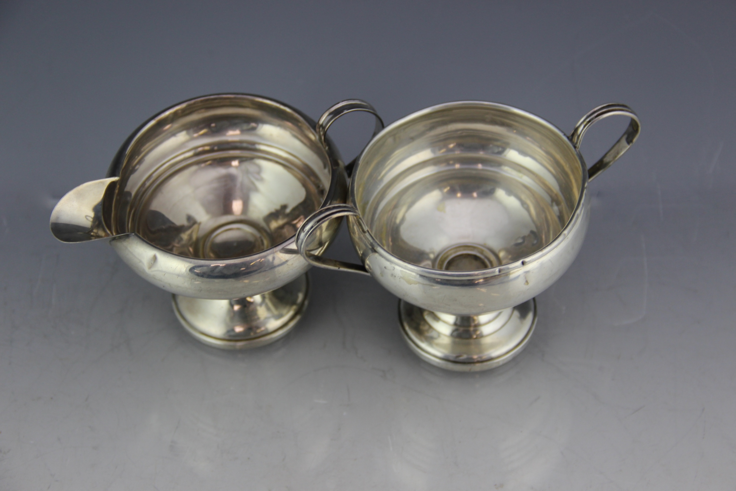 Sterling Weighted Creamer and Sugar Bowl | EBTH