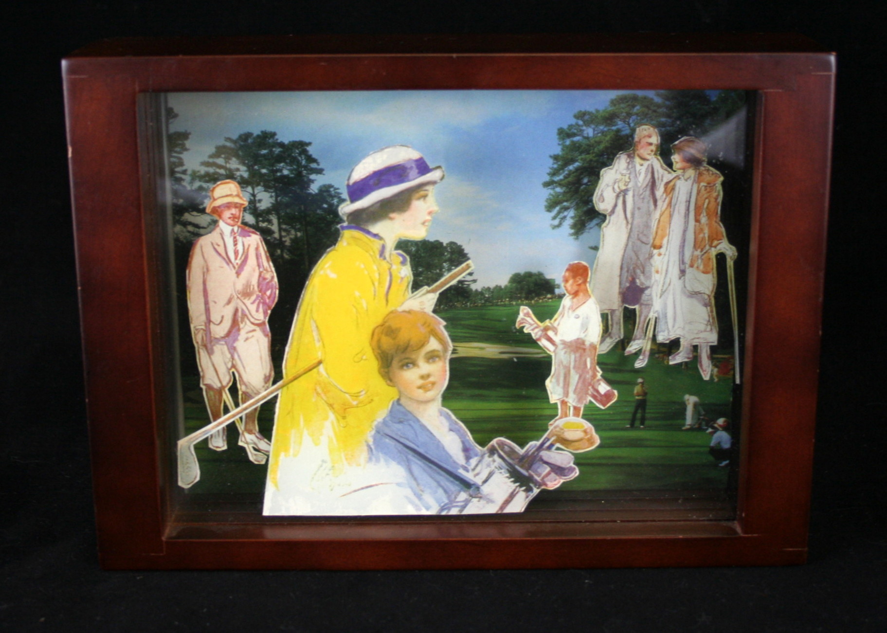 Golf Themed Shadow Box | EBTH