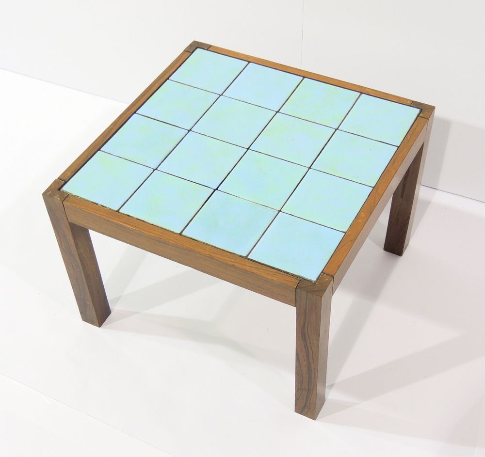 Pair of Tile Topped Side Tables | EBTH