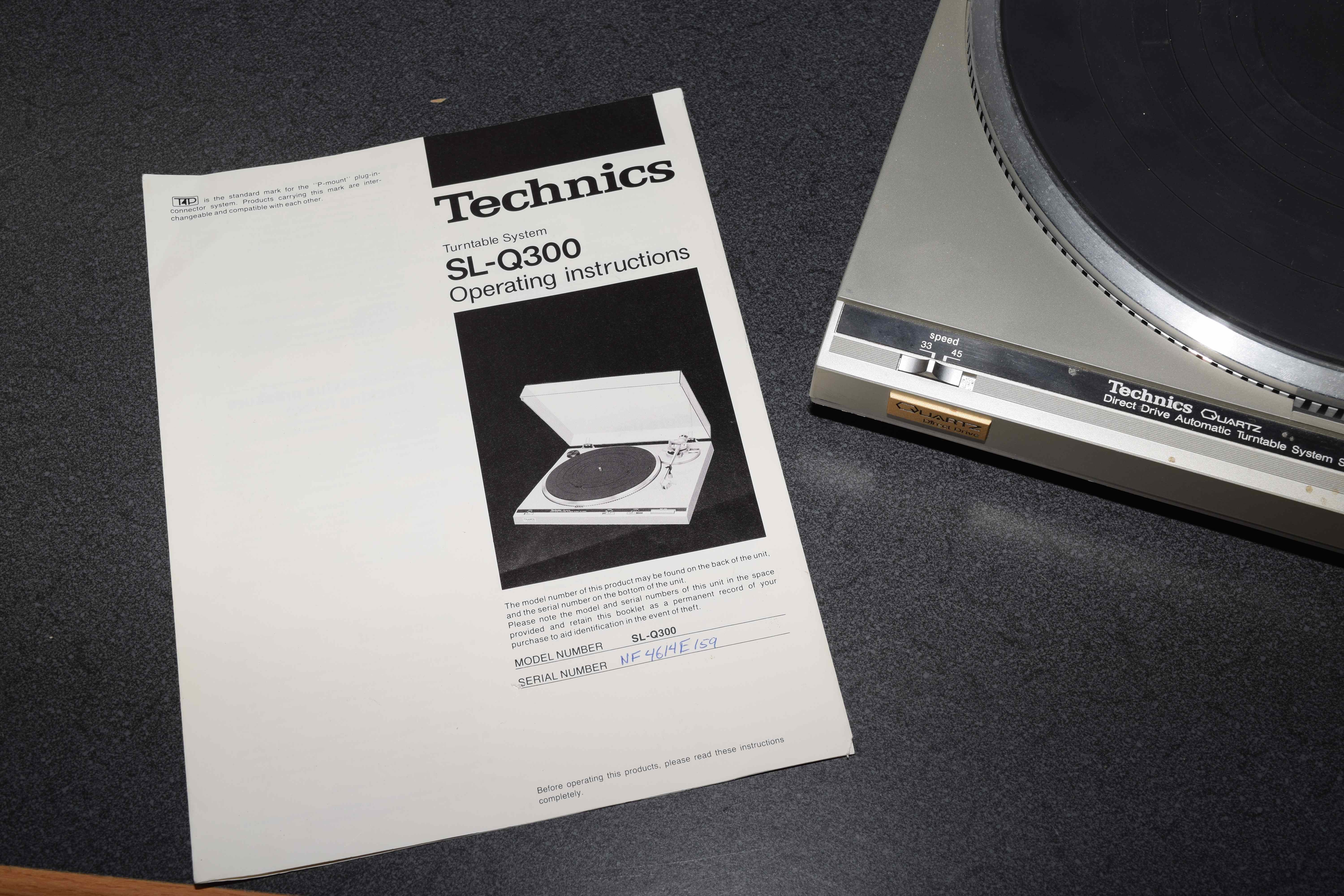 Technics SL- Q300 Turntable | EBTH