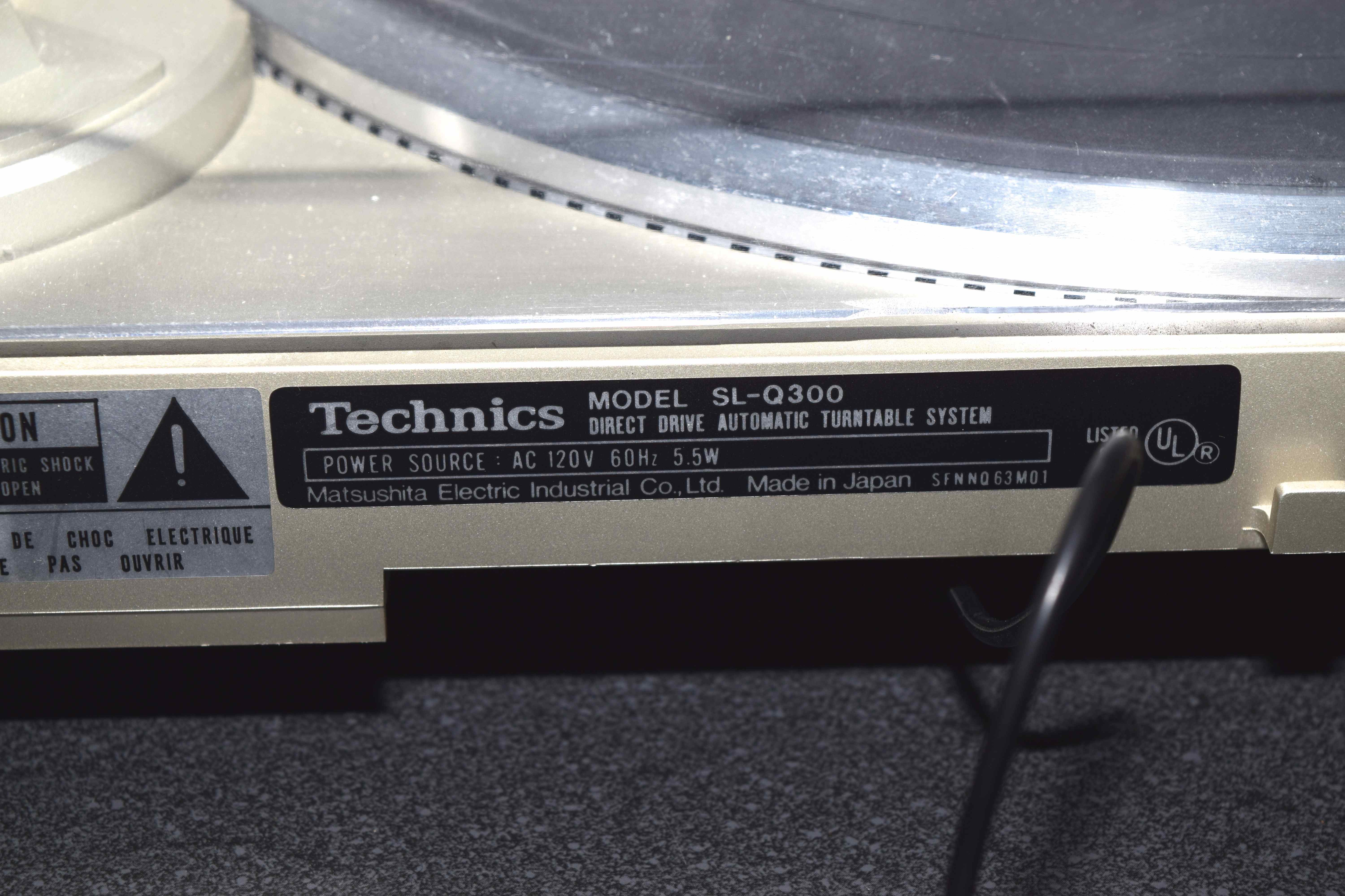 Technics SL- Q300 Turntable | EBTH