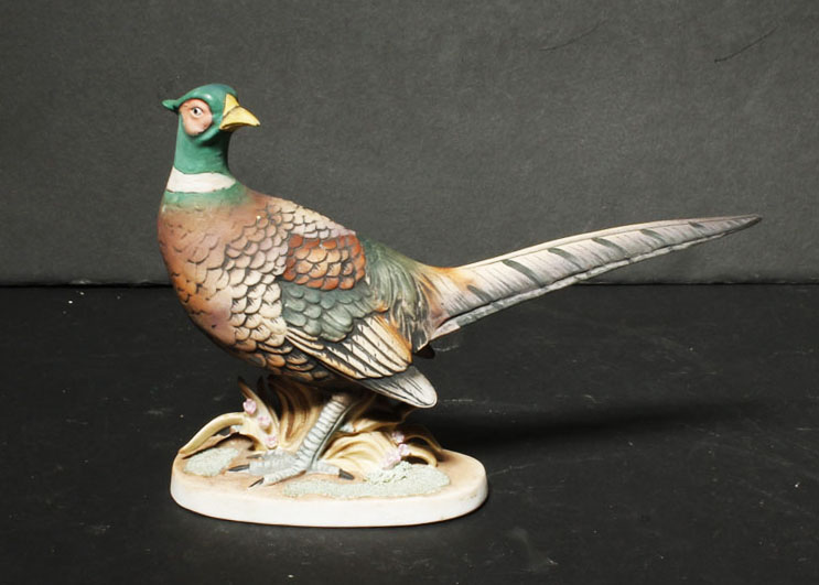 Hand-Painted Lefton China Porcelain Pheasant | EBTH