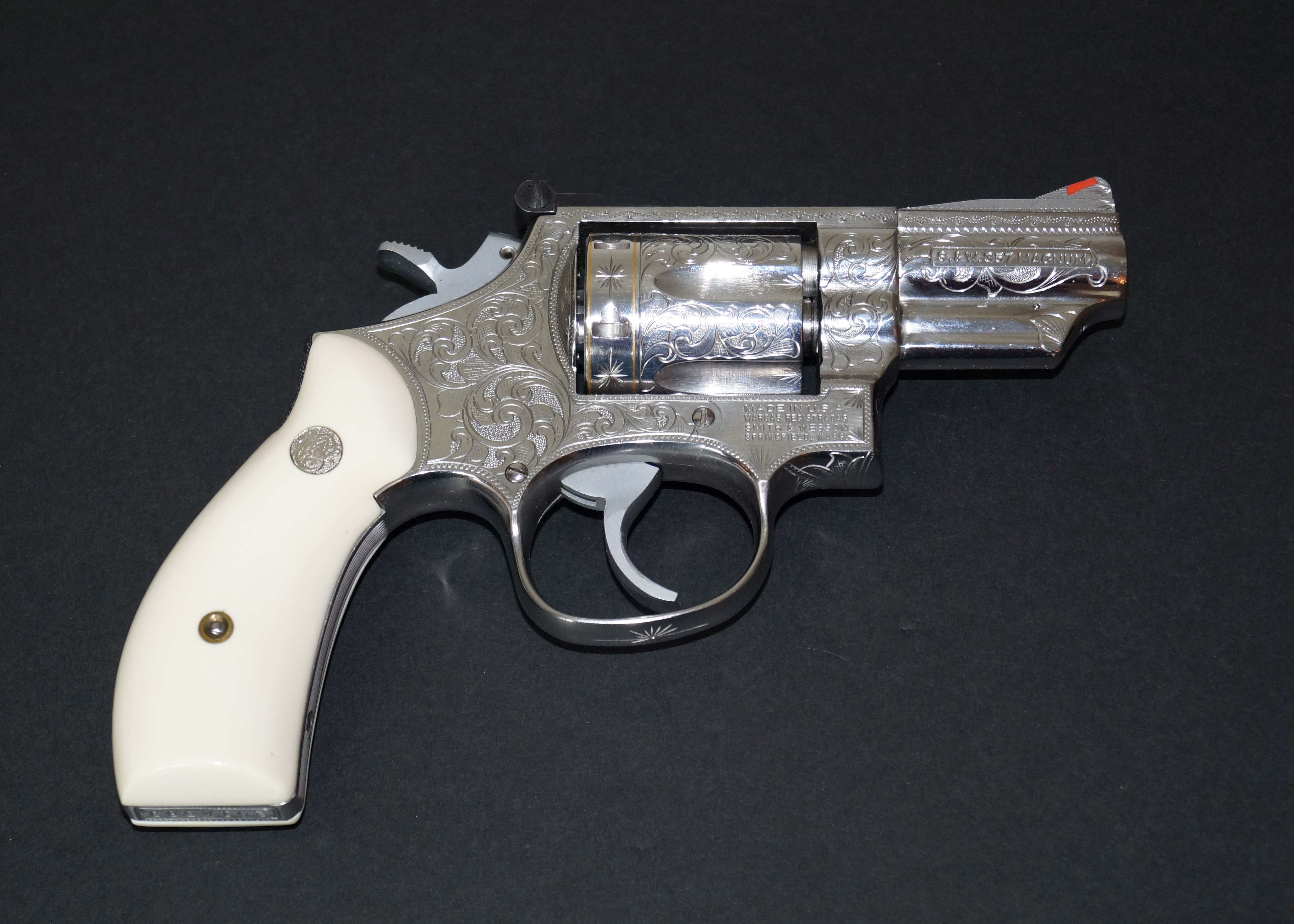 Engraved Smith & Wesson .357 Combat Magnum Model 66 | EBTH