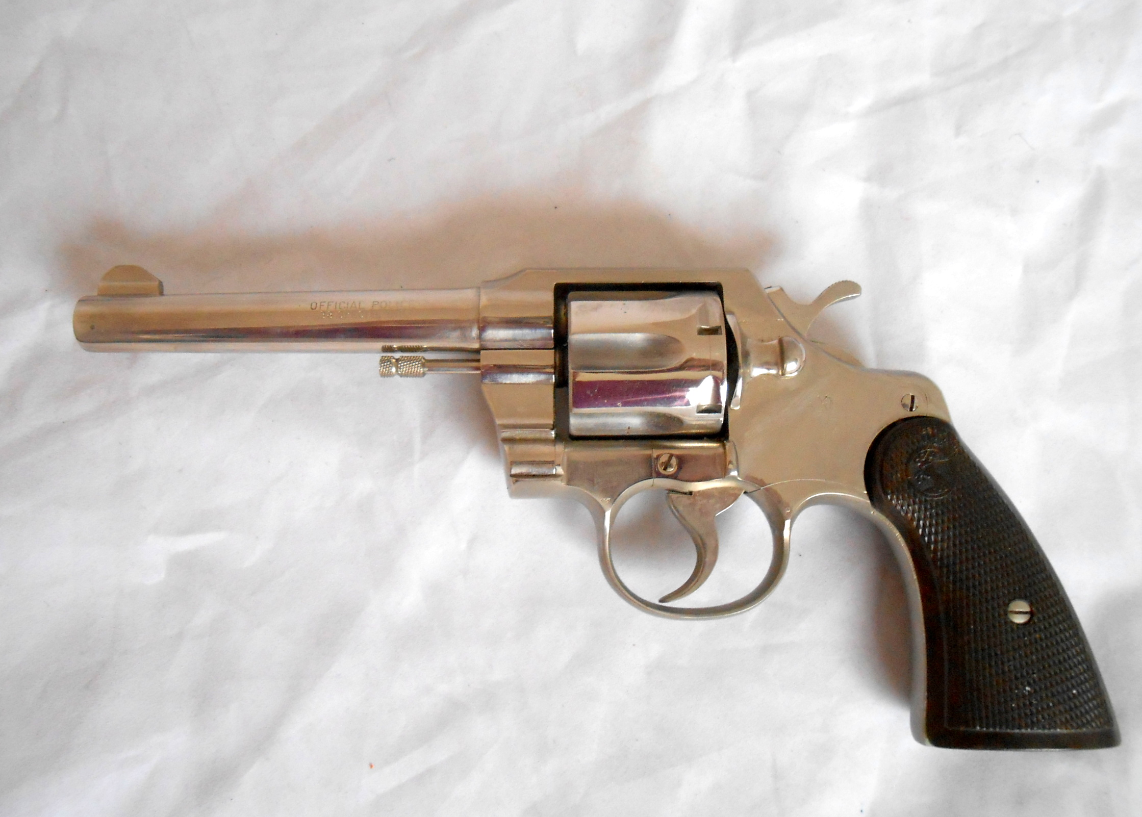 Colt Official Police .38 Special Revolver and Holster | EBTH