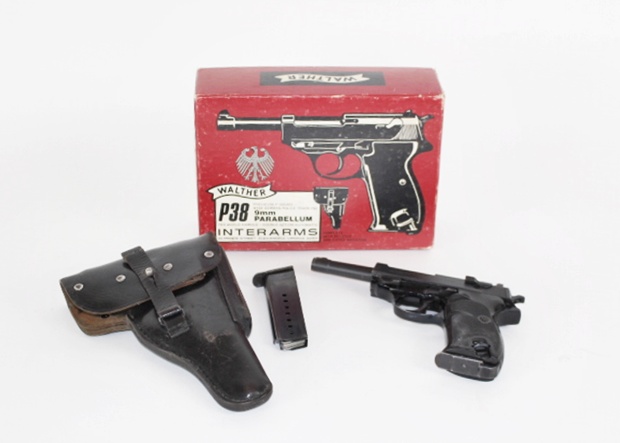 Walther 9MM P 38 Parabellum in Leather Holster | EBTH