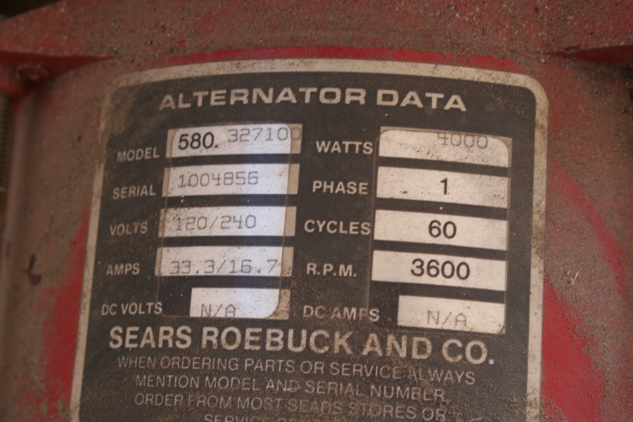 Craftsman 4000 Watt Generator | EBTH