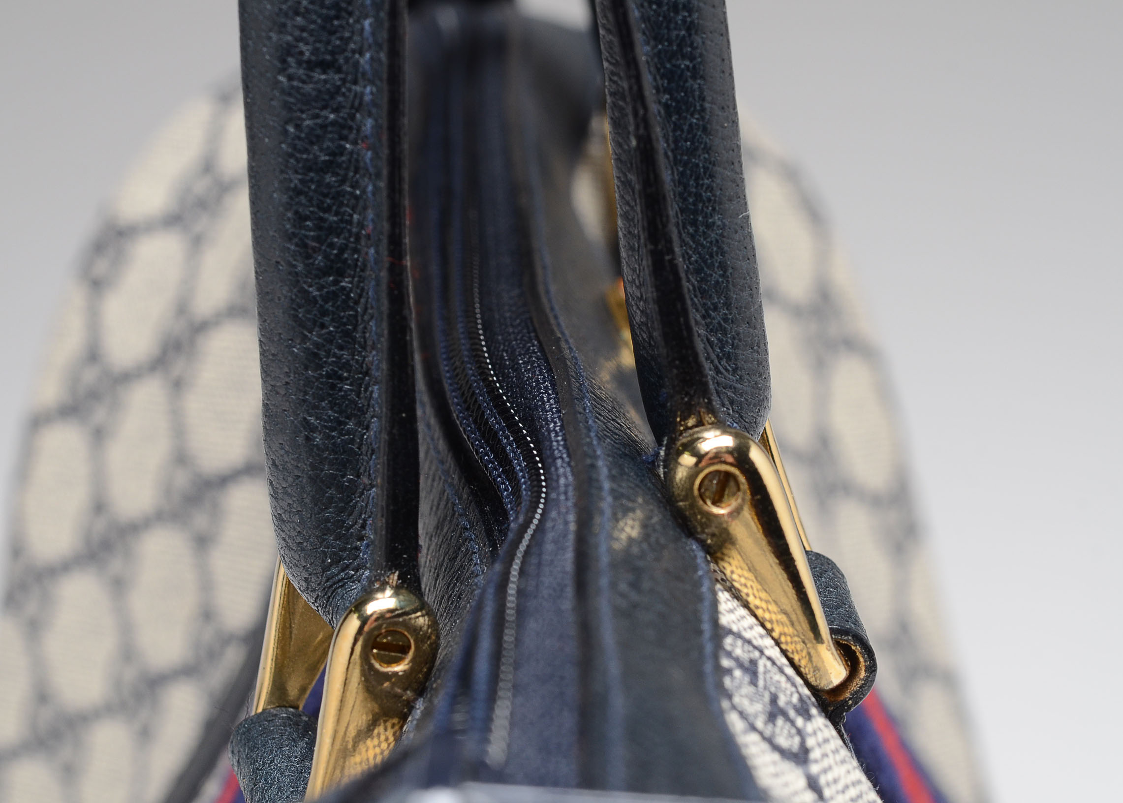 Gucci Accessory Collection Monogram Canvas Boston Handbag | EBTH