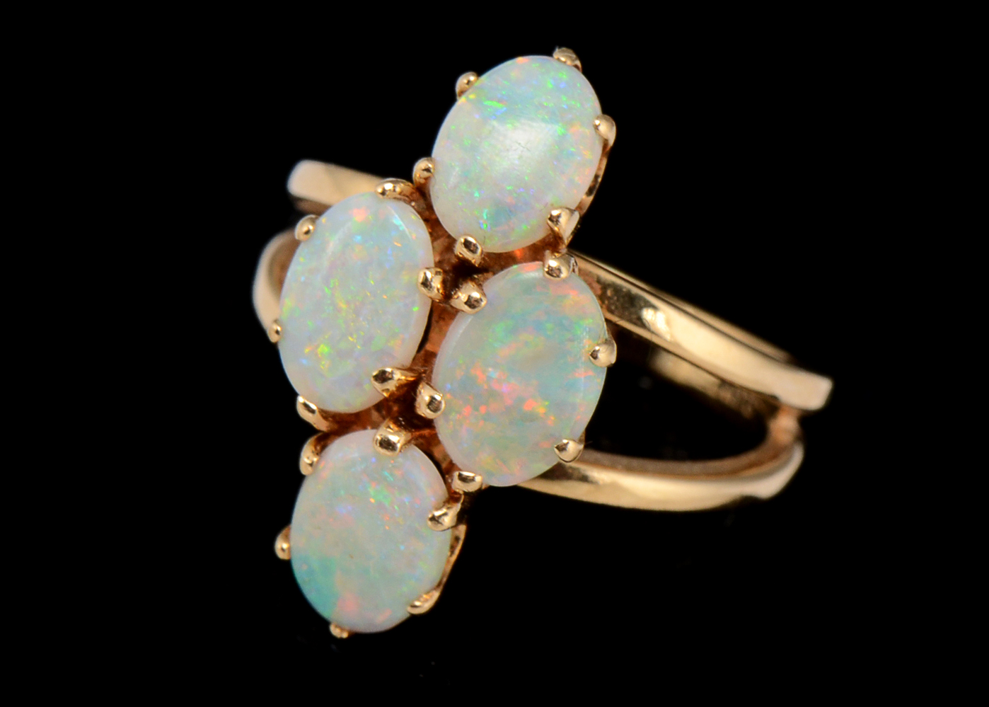 14K Yellow Gold Opal Ring | EBTH