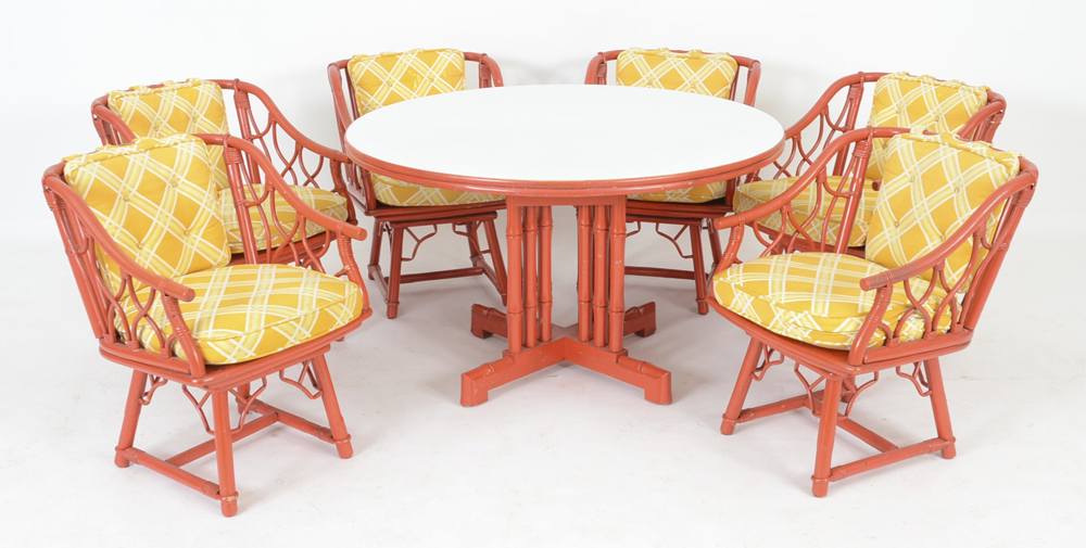 Ficks Reed Rattan Dining Set | EBTH