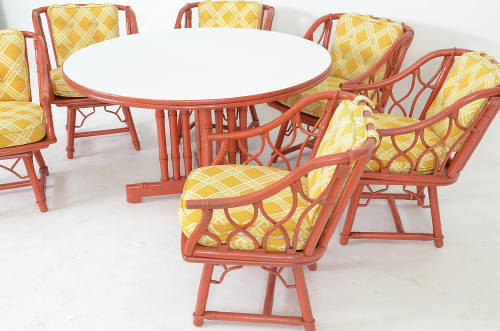 Ficks Reed Rattan Dining Set | EBTH