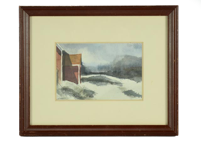 Original Signed Weber Watercolor | EBTH