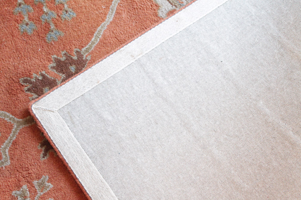 Handwoven Wool Pile Oriental Room Rug | EBTH