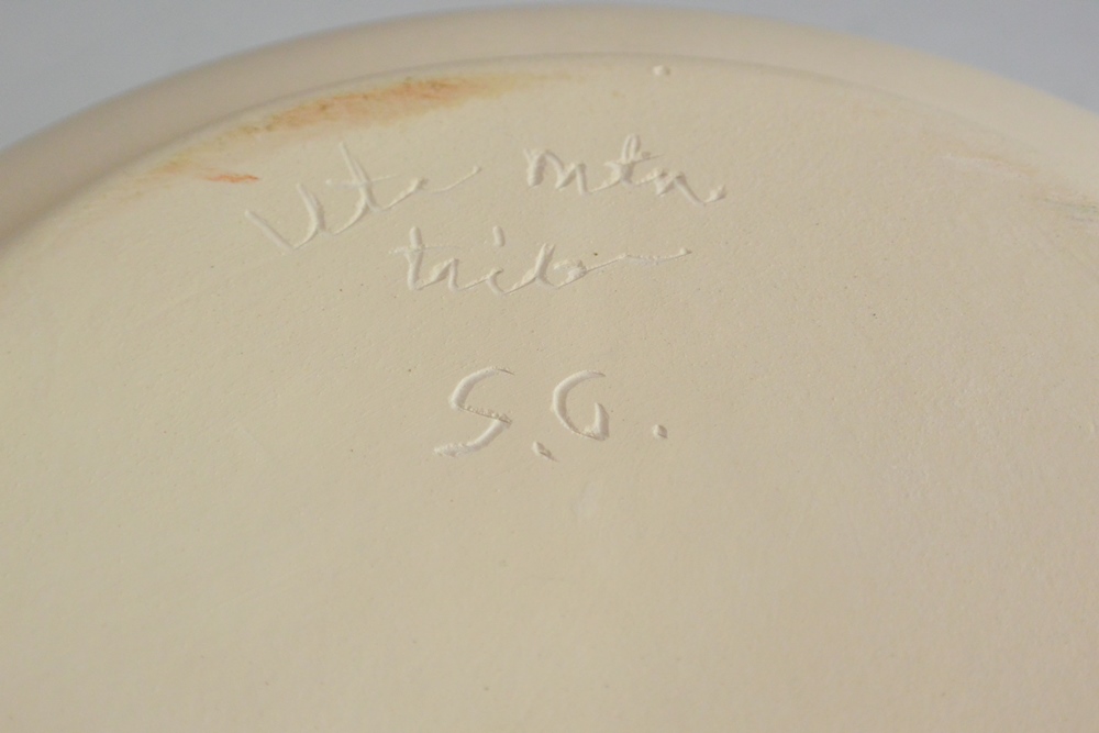 Ute Mountain Indian Tribe Pottery Bowl Signed C. House | EBTH