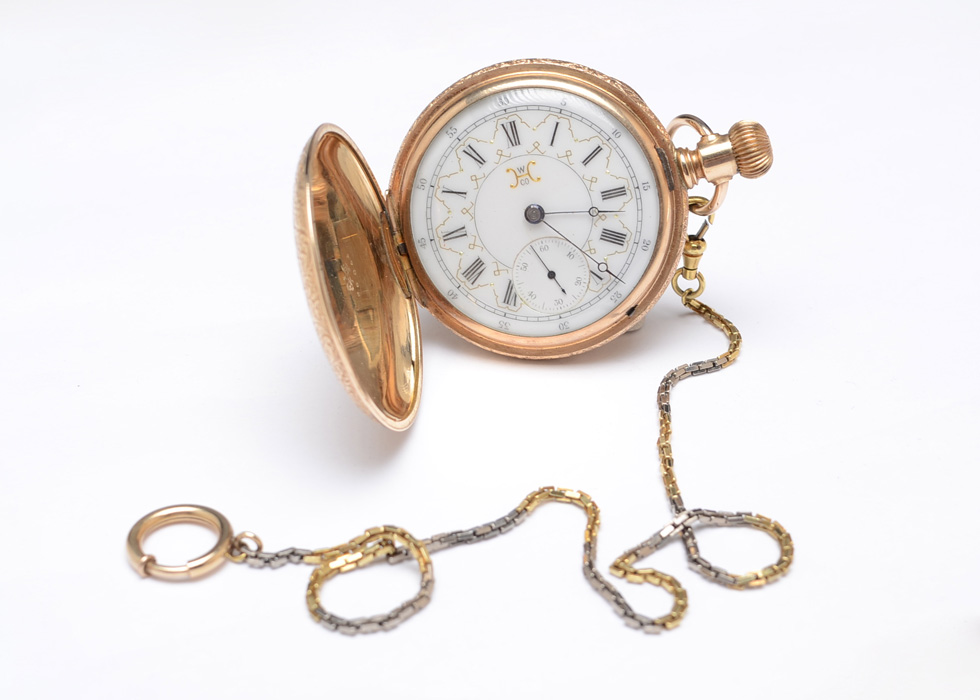 Wadsworth & Co. Gold Filled Railroad Pocket Watch | EBTH