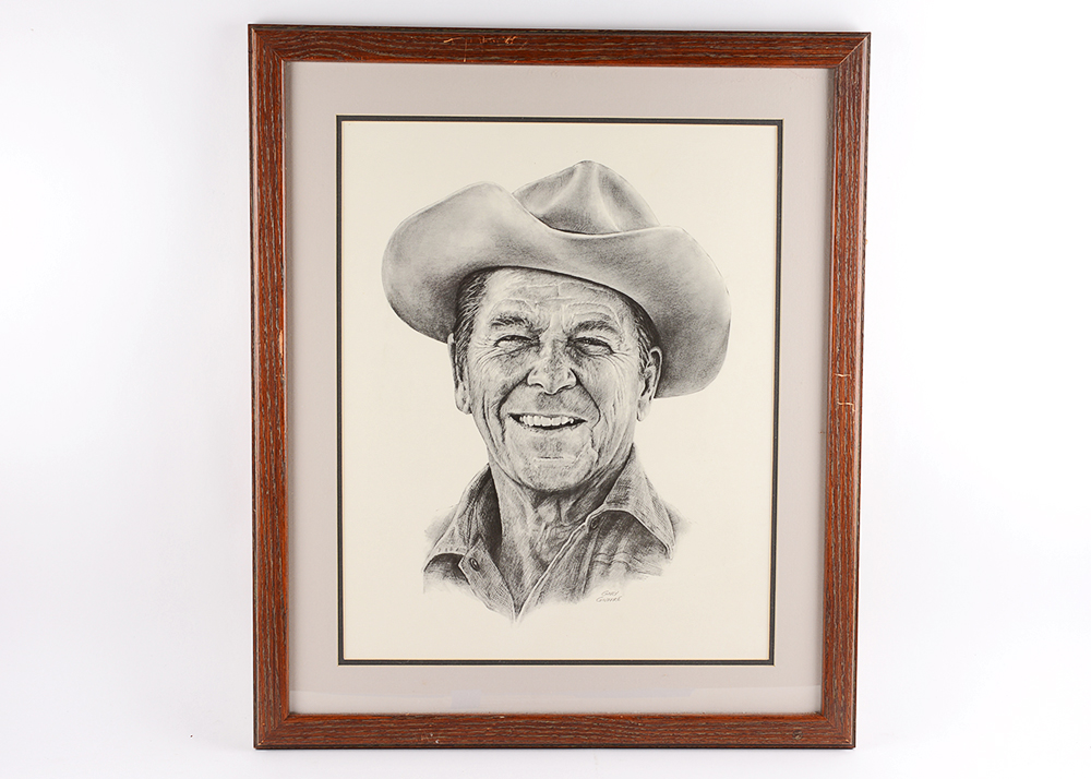 Gary Giuffre's Ronald Reagan Print | EBTH