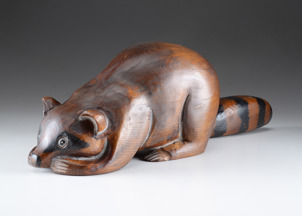 Hand Carved Raccoon | EBTH