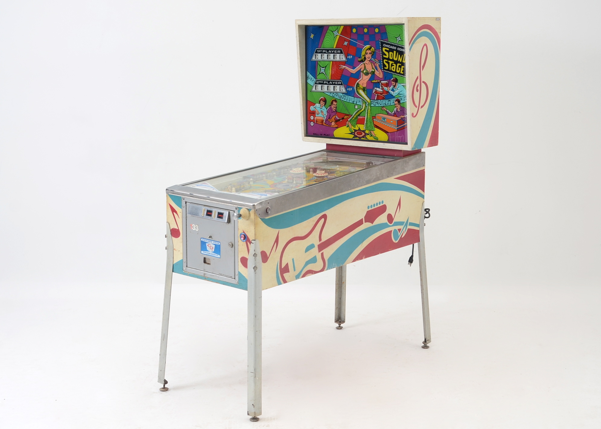 Vintage Chicago Coin Pinball Machine | EBTH