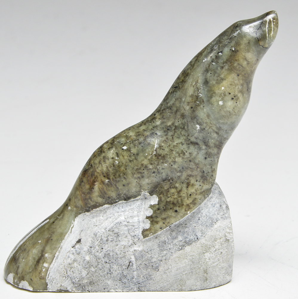Pair of Hand-Carved Stone Figurines | EBTH
