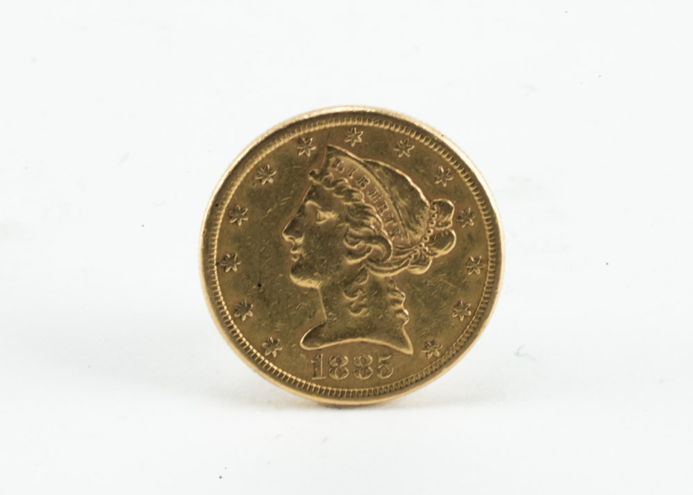 1885 Liberty Five Dollar Gold Coin | EBTH