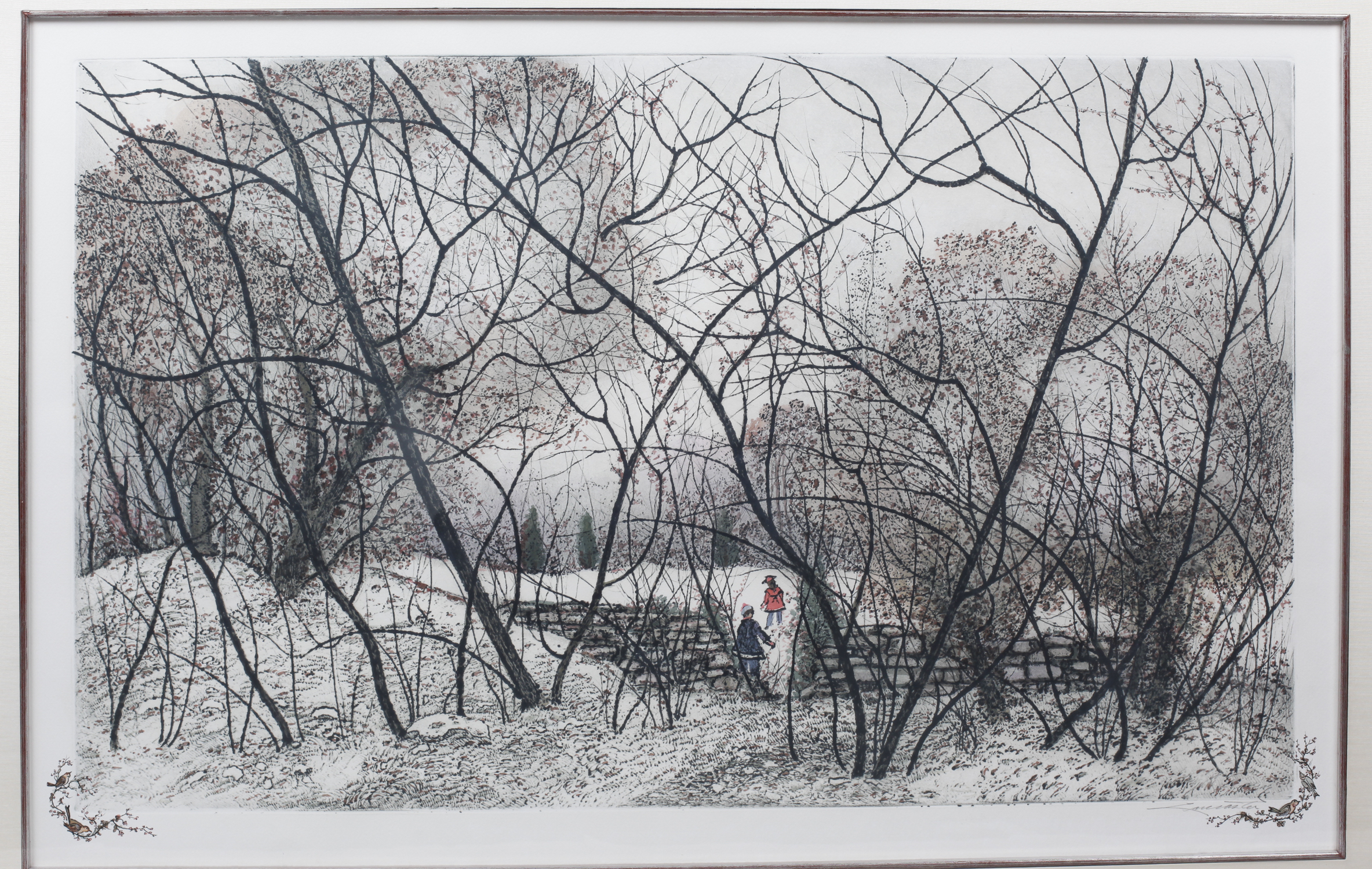 Paul Lancaster Signed Hand-Colored Etching | EBTH