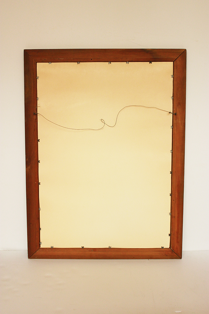 Framed Hand-Drawn Indiana Map | EBTH