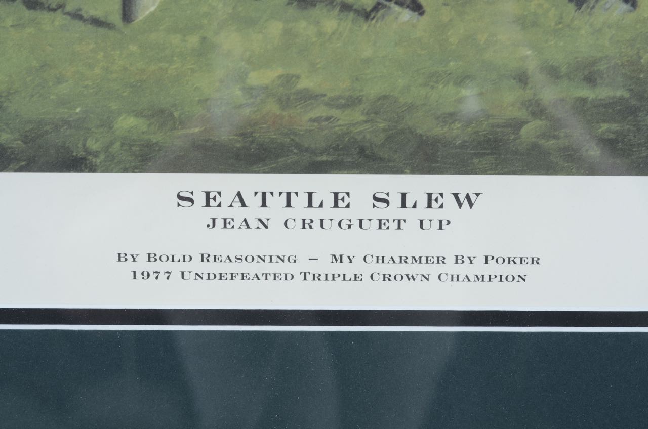 Limited Edition Print of Seattle Slew by Richard Stone Reeves | EBTH