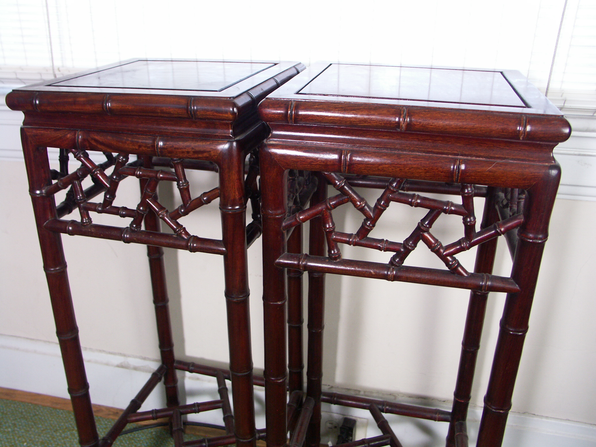 Two Asian Style Plant Stands | EBTH