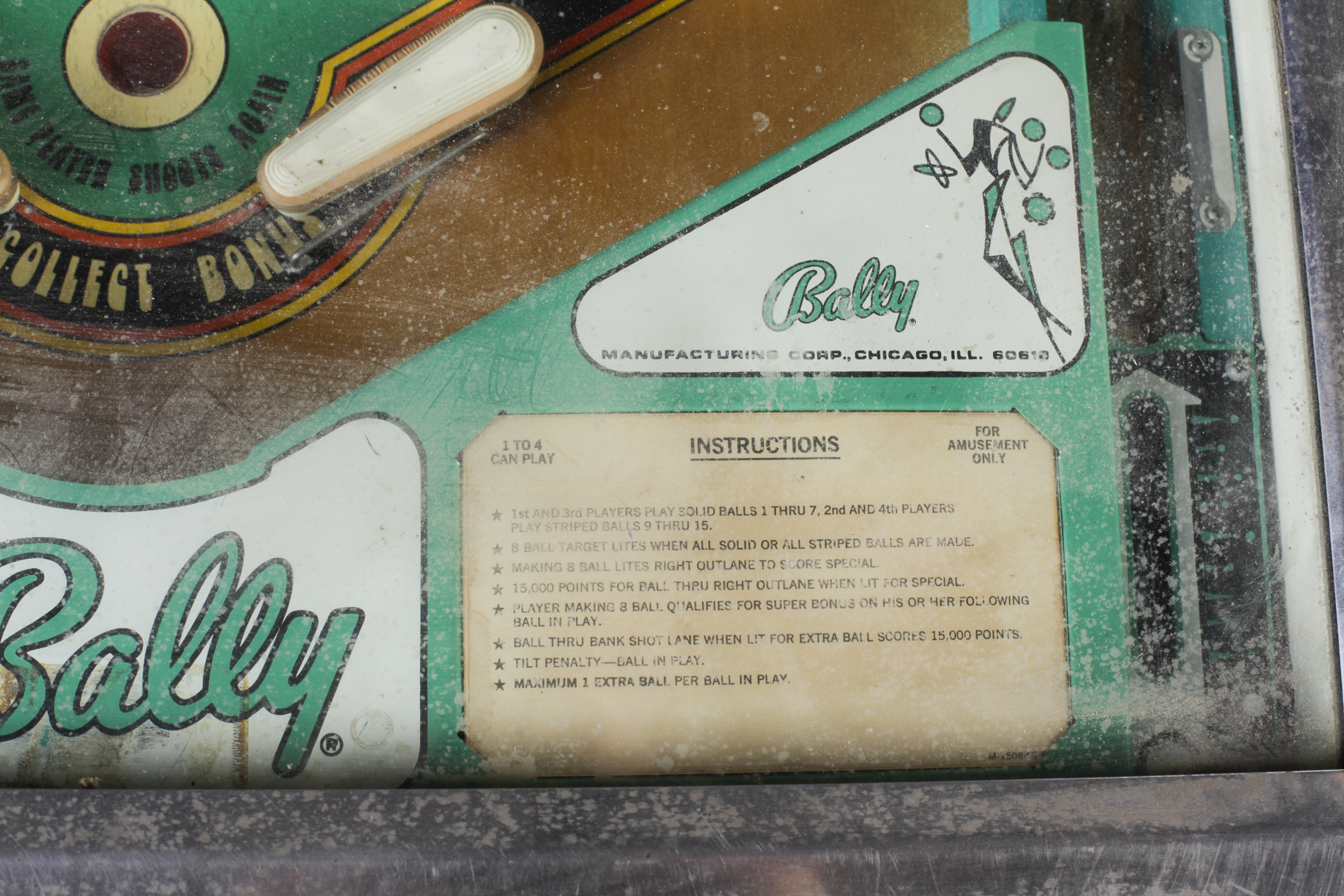 1977 Bally Eight Ball Pinball Machine | EBTH