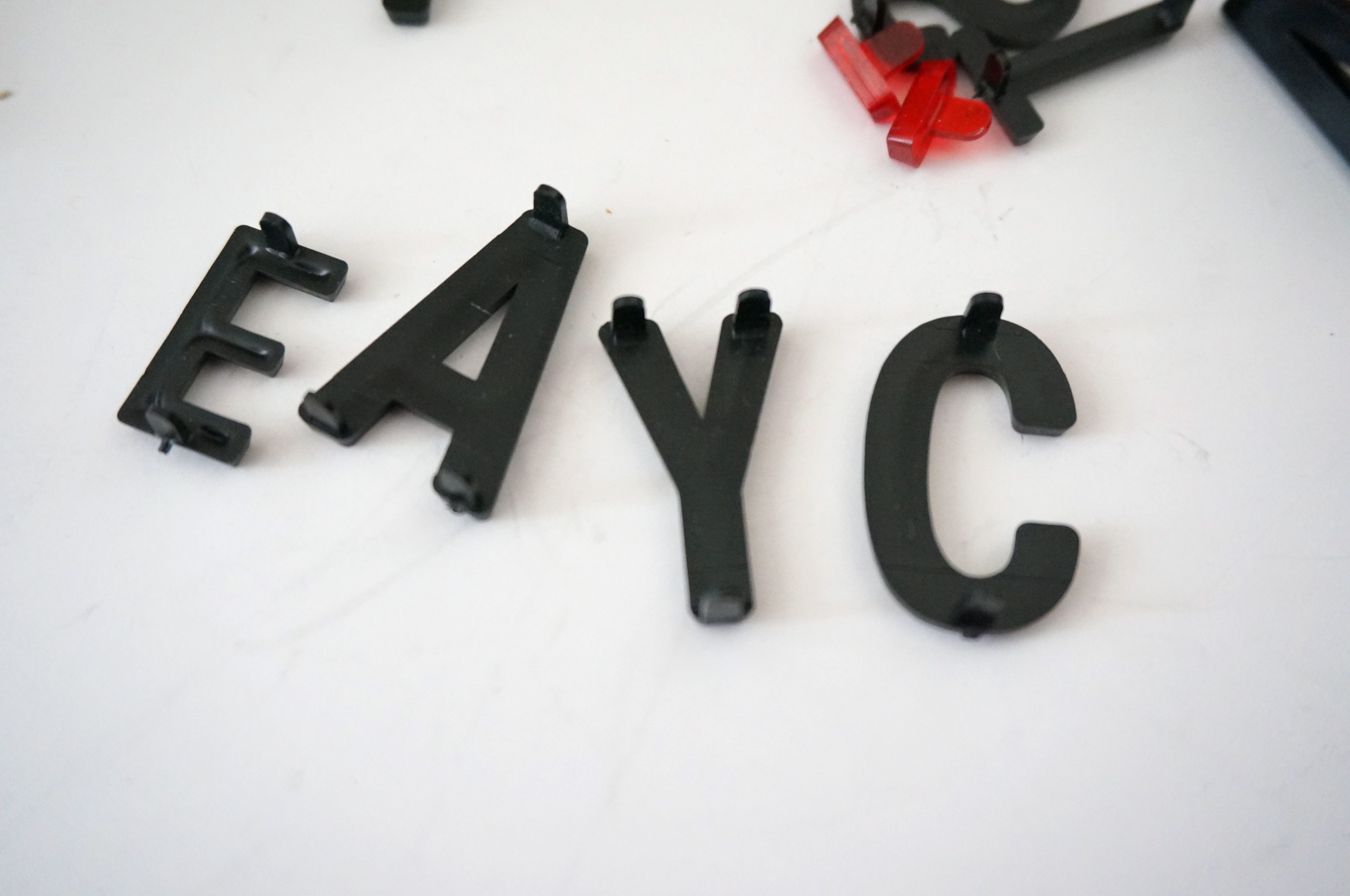 Set of Plastic Letter Board Letters | EBTH