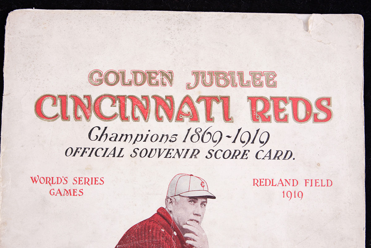 1919 Golden Jubilee Cincinnati Reds Score Card | EBTH