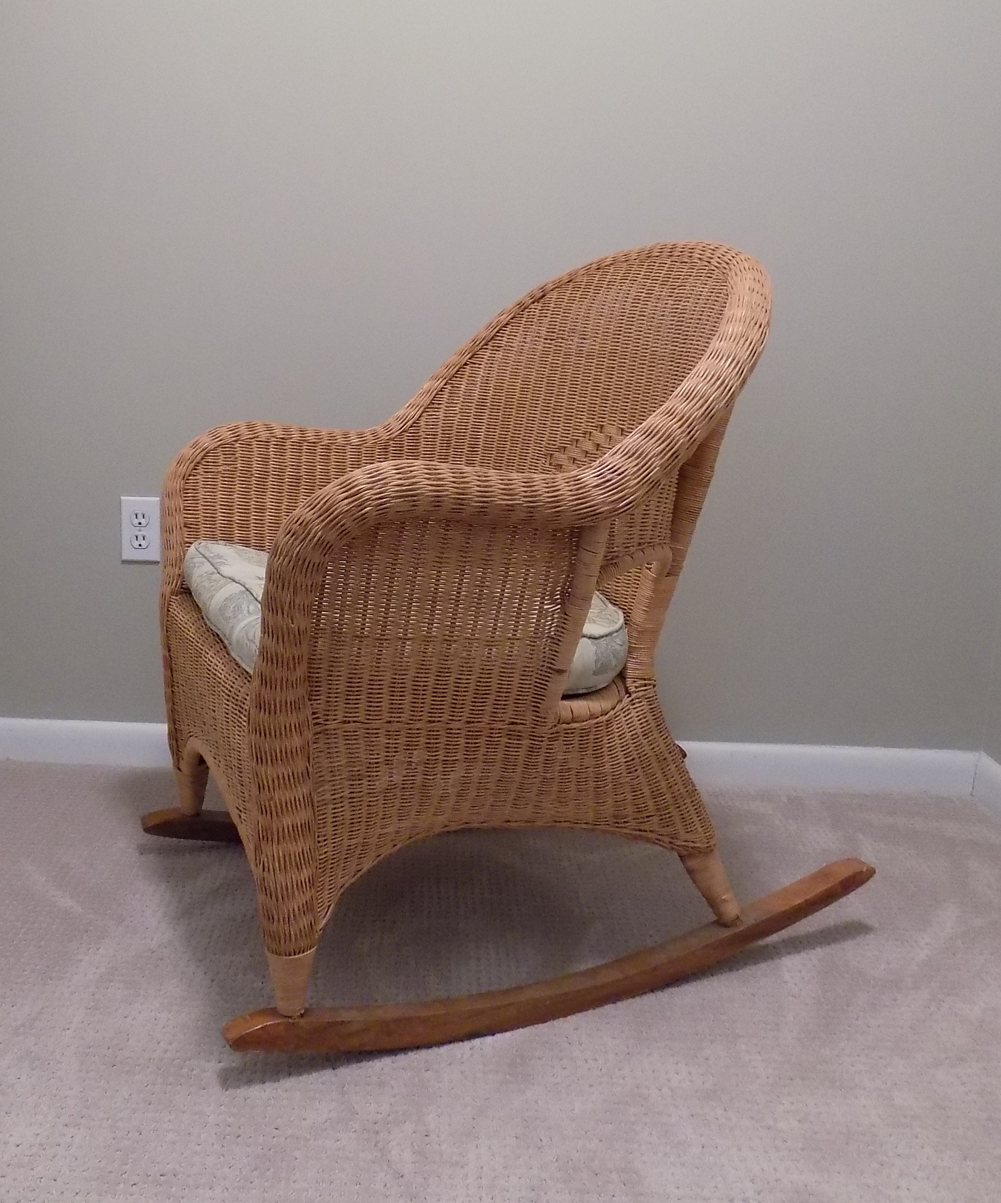 Pier One Imports Cushioned Rocking Chair | EBTH