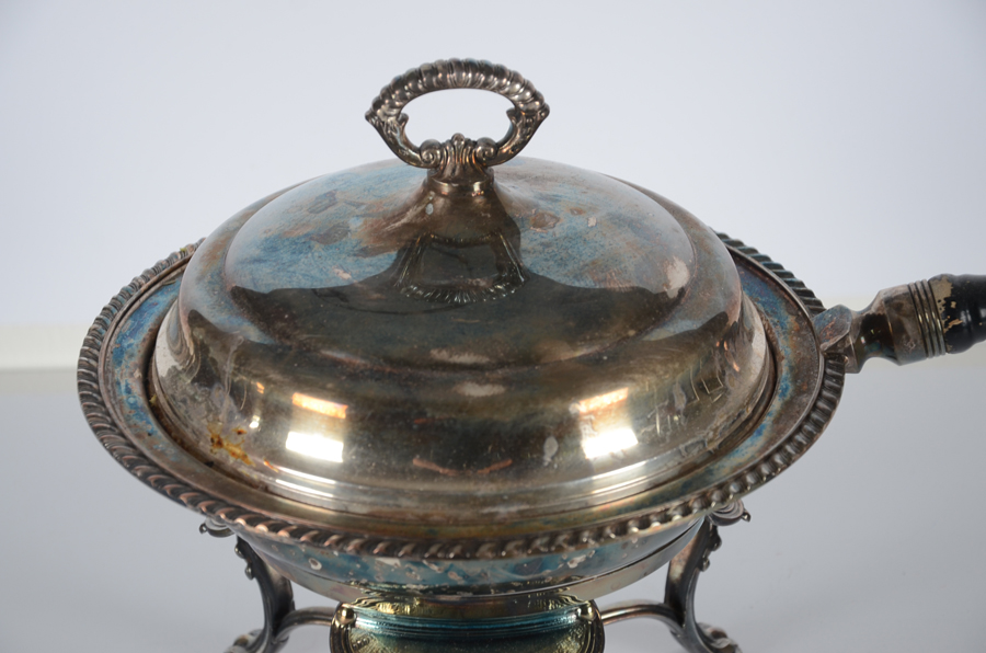 Two Silver Plate Chafing Dishes | EBTH