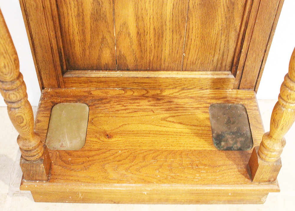 Solid Oak Hall Tree | EBTH