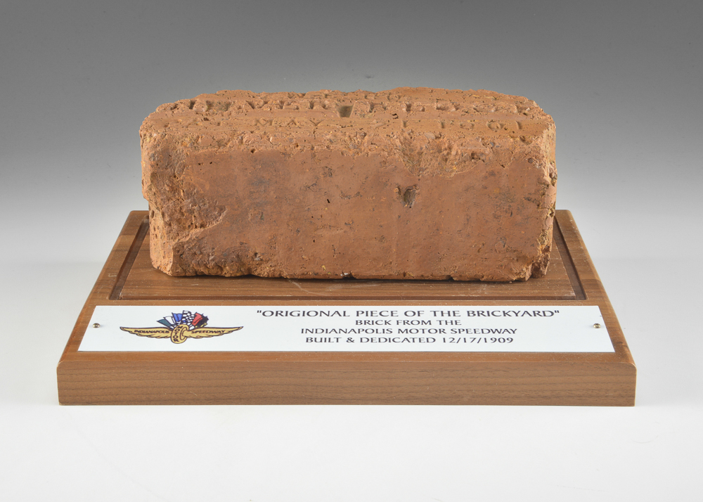 Indy 500 Original Brick with COA | EBTH