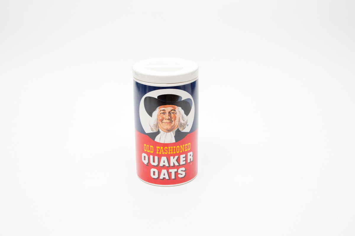 Ceramic Old Fashioned Quaker Oats Canister | EBTH