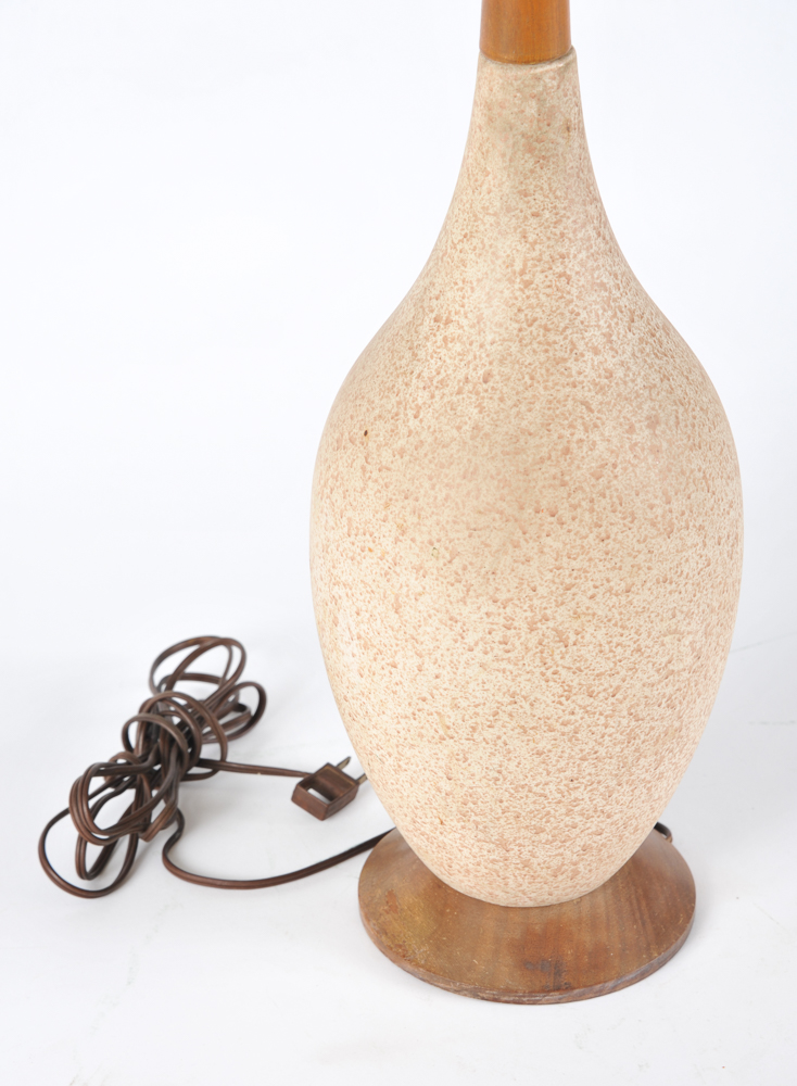 Ceramic Speckled Finish Table Lamp | EBTH