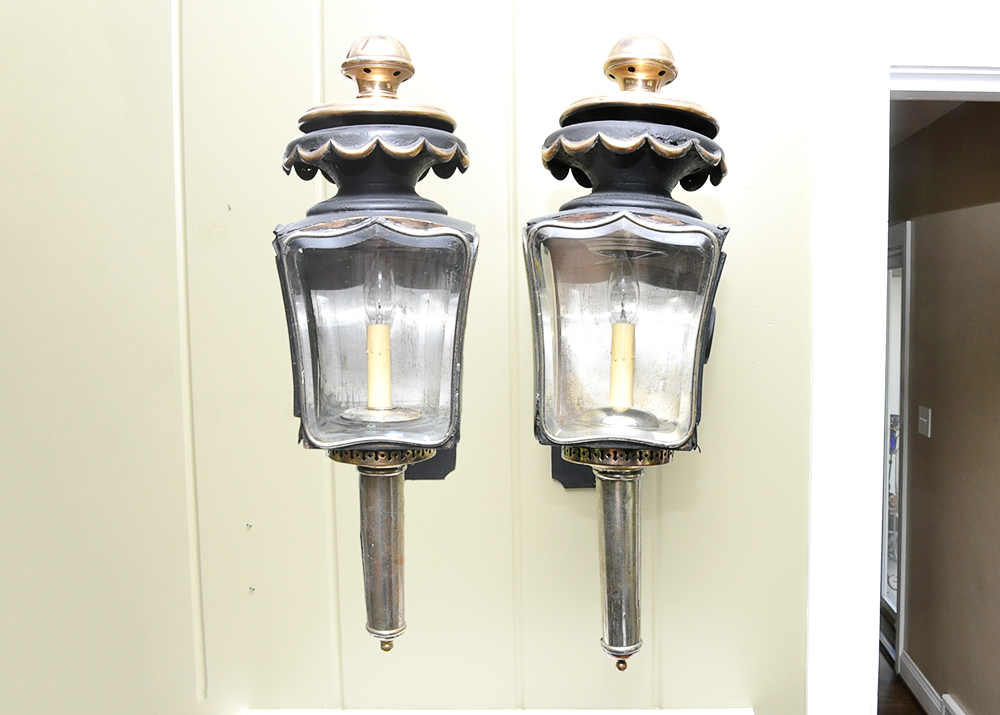 Antique Hearse Carriage Lamps | EBTH