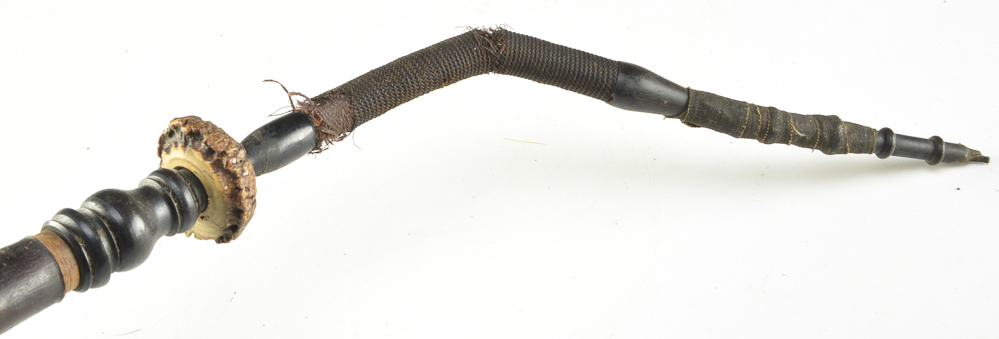 Late 1800s German Porcelain Long Hunter Pipe | EBTH