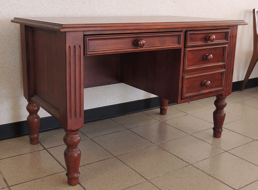 Ballard Designs Wooden Computer Desk with Hutch | EBTH