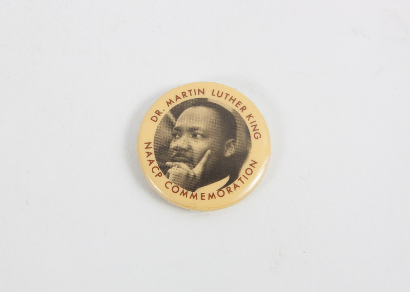 Martin Luther King Jr. Buttons and Framed Portrait | EBTH