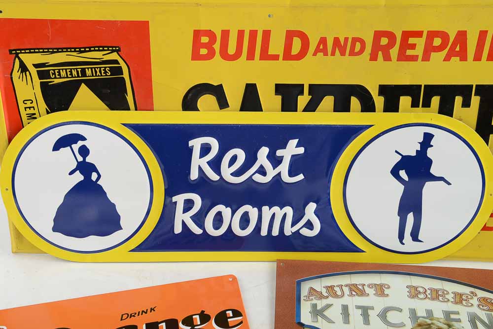 Group of Seven Reproduction Metal Signs | EBTH