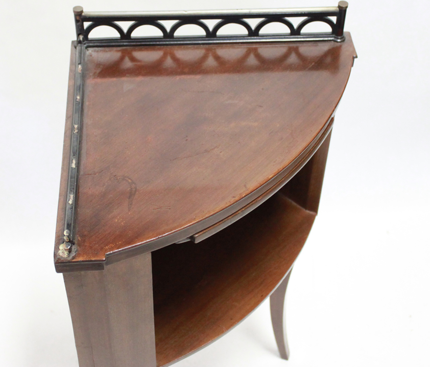 Vintage Wooden Corner Tables | EBTH